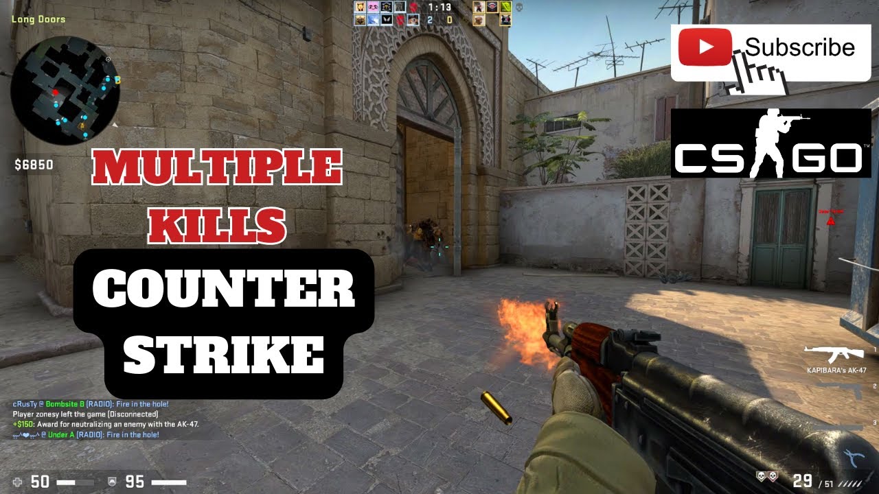 MULTIPLE KILLS COUNTER STRIKE GLOBAL OFFENSIVE-RYZEN 7 5700G GEFORCE ...