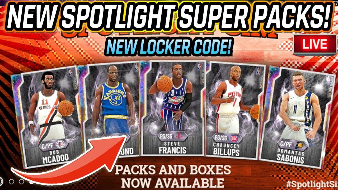 NBA 2K20 MYTEAM NEW LOCKER CODE! SPOTLIGHT SIM SUPER PACKS! + PLAYING ...