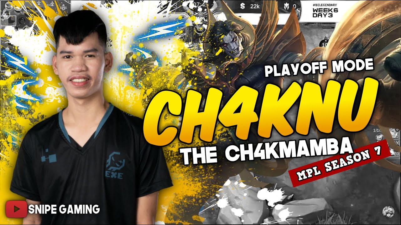 PLAYOFF MODE CH4KNU IS ON ANOTHER LEVEL | THE BEST PLAYS OF CH4KMAMBA ...