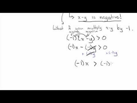 When to Flip an Inequality Sign: The Negative Number Rule