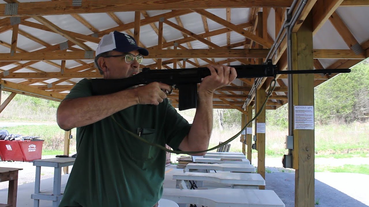 FAL vs M14 L1A1 Shooting - YouTube