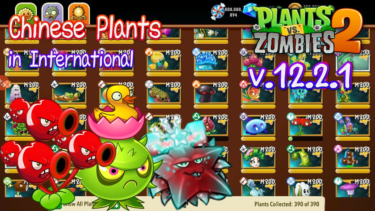 Pvz 2 12.2.1 - Chinese Plants in International - Team Plants Three ...