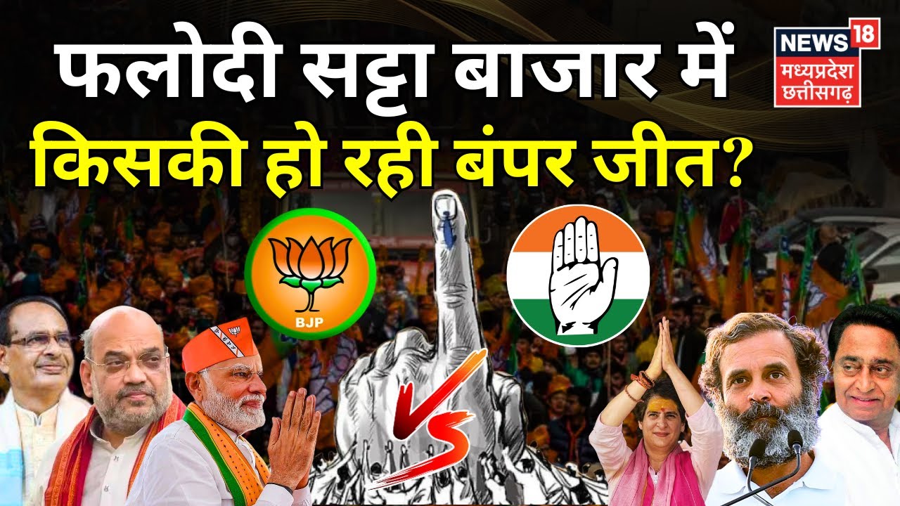 MP Election 2023 Phalodi Satta Bazar Congress CM mp-election-2023-phalodi-satta-bazar-congress-cm