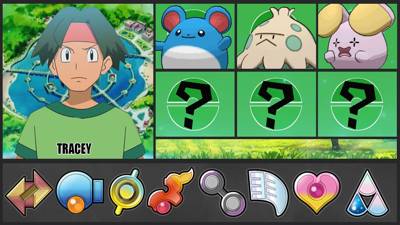 Tracey Pokemon Team (If Tracey Travel to Hoenn) - YouTube