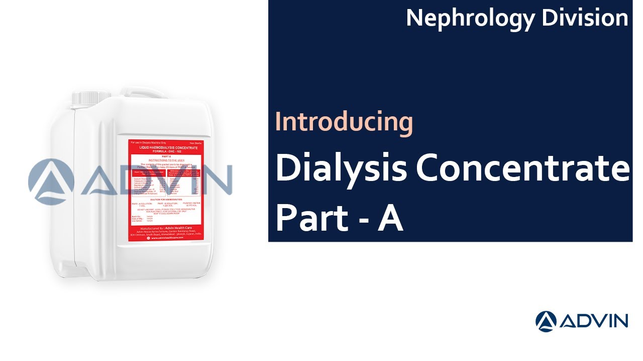 Advin Dialysis Part-A Concentrate | Dialysis Acid Concentrate ...