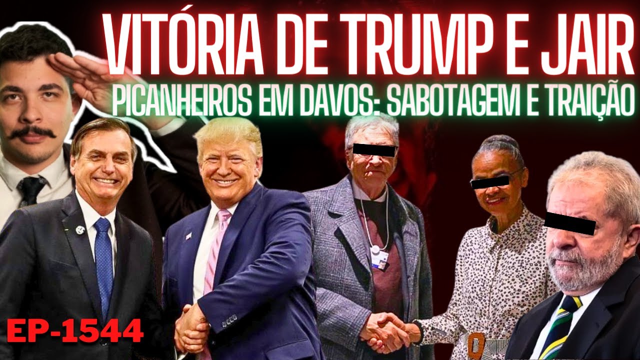 Vitória de TRUMP e Volta de Bolsonaro + Turma do LULA em DAVOS: Crédito ...