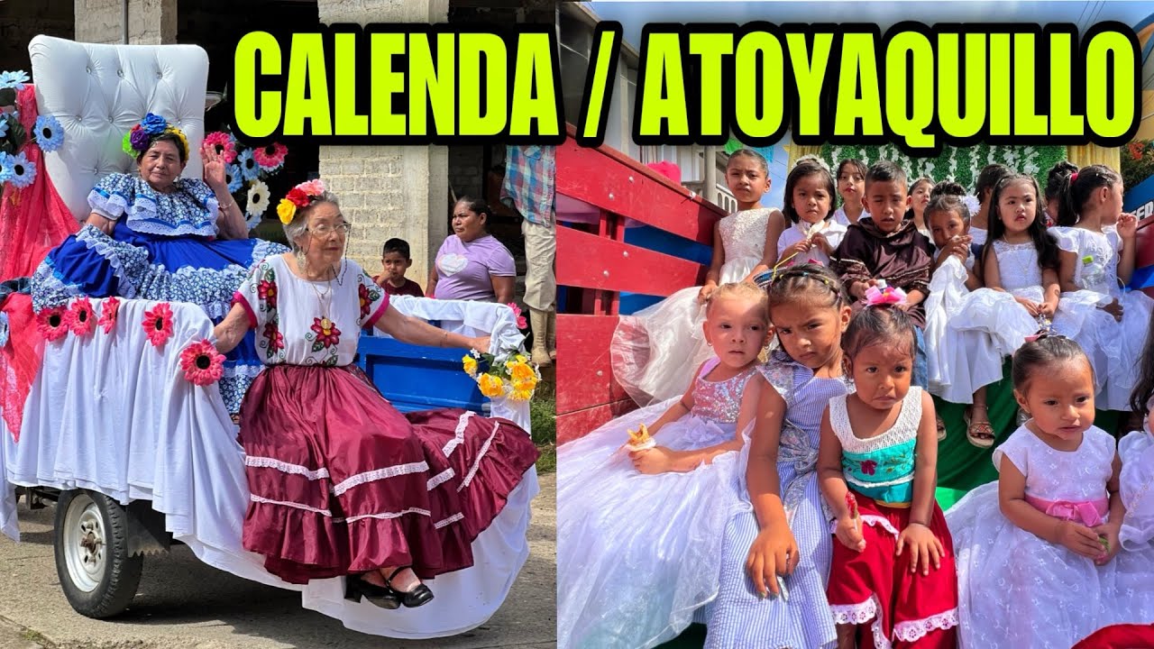 Así es la CALENDA en honor a la Virgen de la Asunción en Atoyaquillo ...