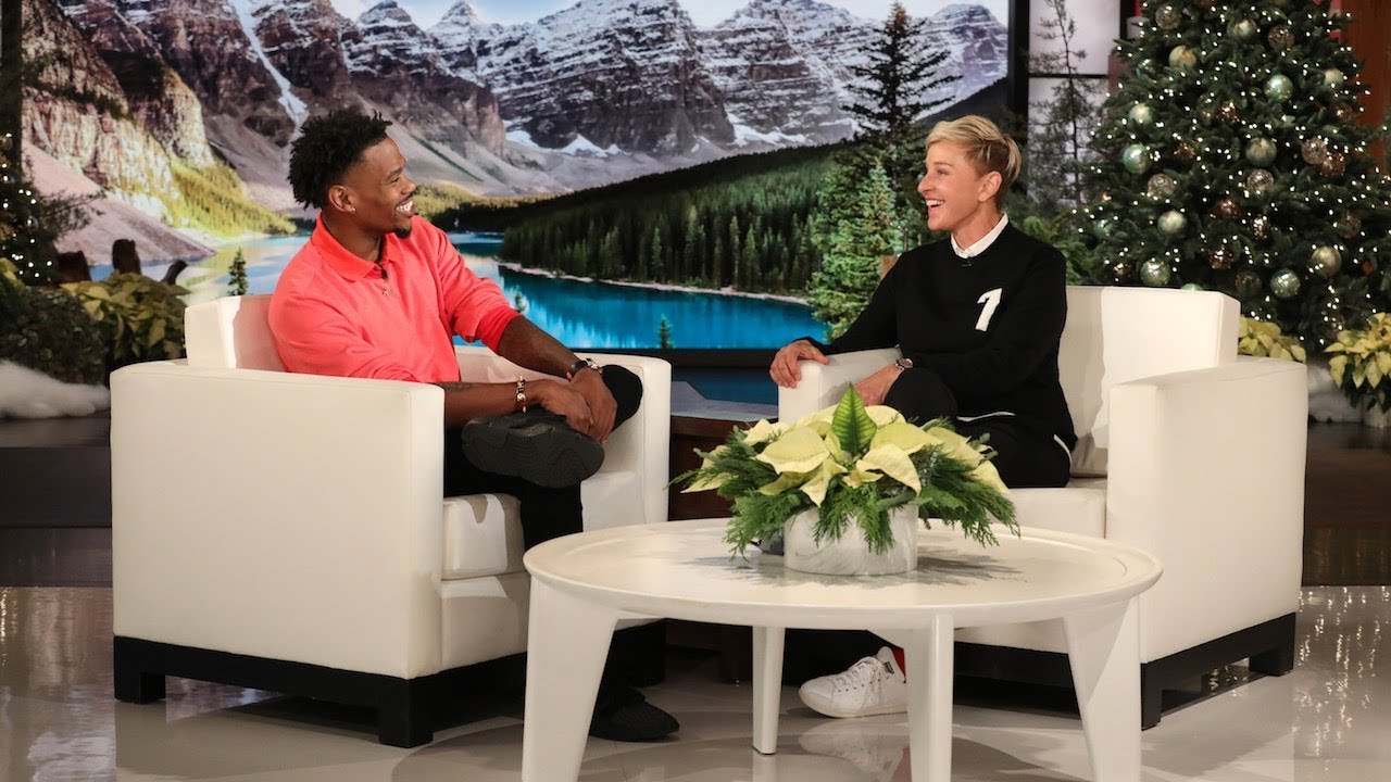Ellen Meets Olympian Whose Amazing Animal Rescue Went Viral - YouTube