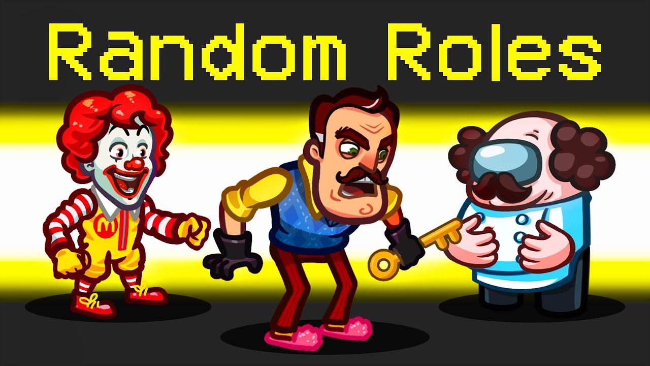 Random ROLES in Among Us! - YouTube
