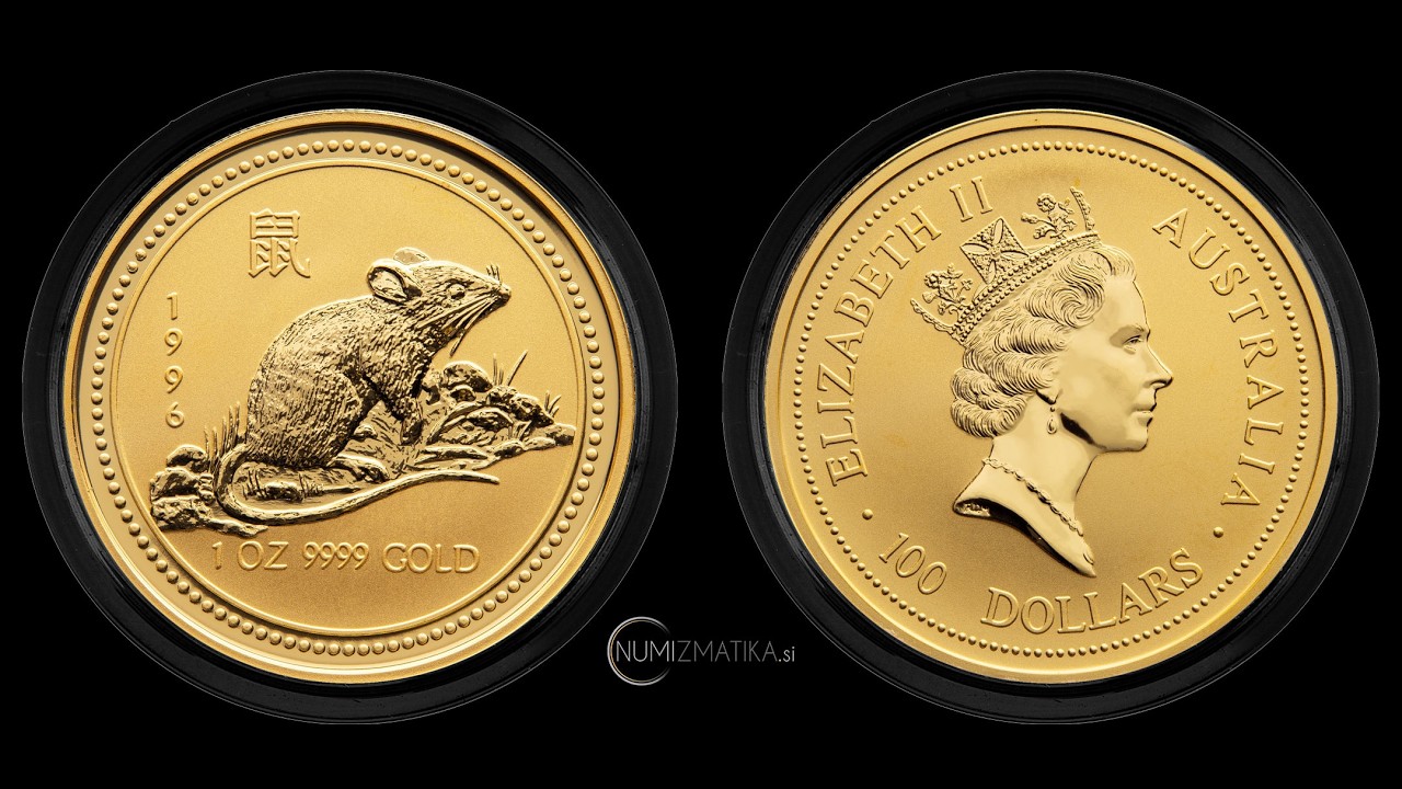 Australian Lunar I Mouse 1996 Gold Coin 1 oz .9999 – Perth Mint ...