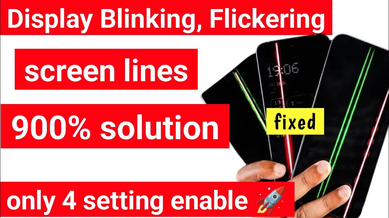 display lining blinking problem |🛑 how to fix screen blinking problem | display flickering ...