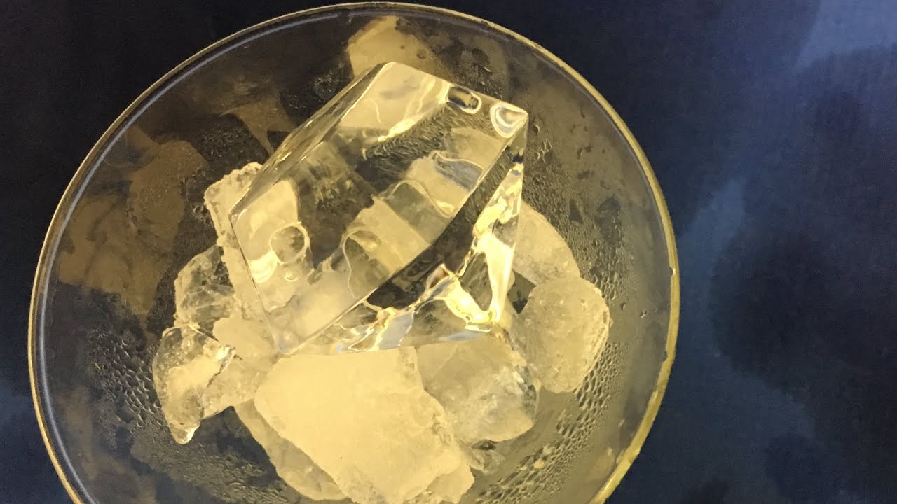 Diamond cut ice - YouTube