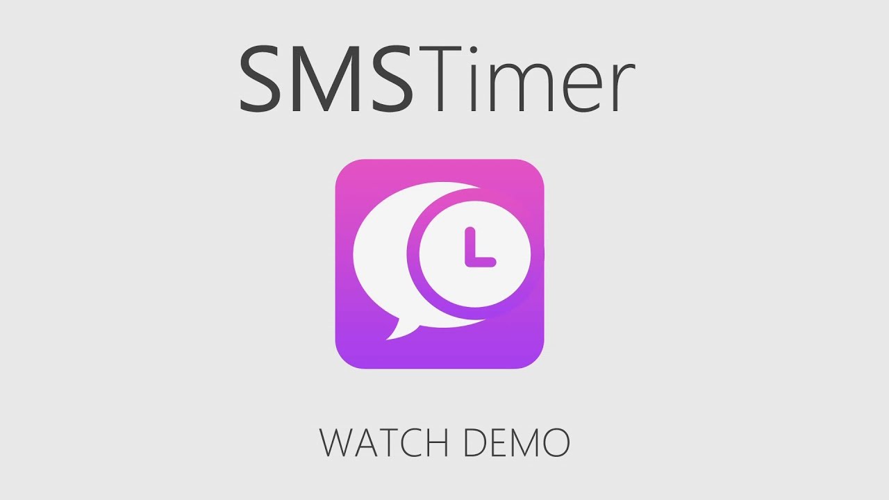 SMSTimer from MobiMonster - YouTube