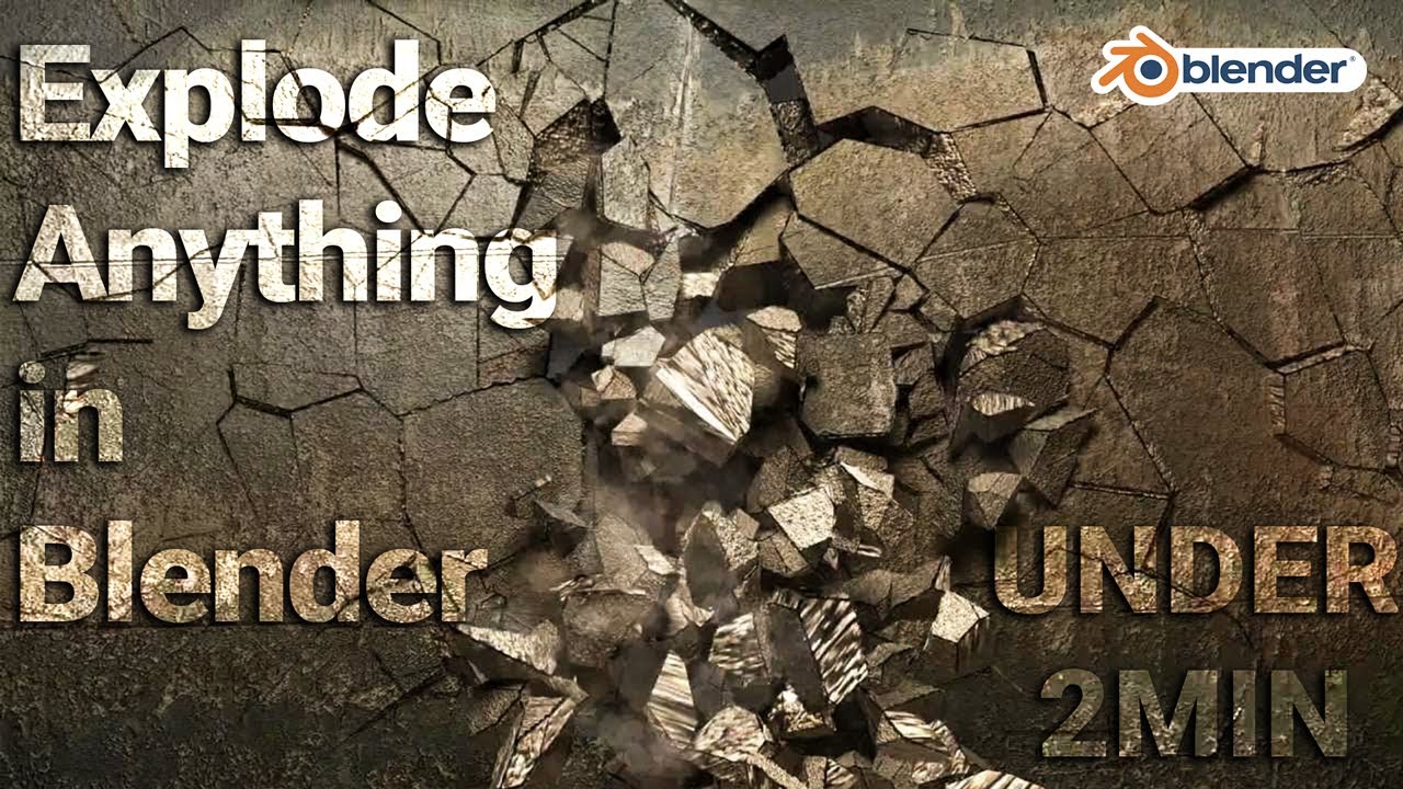 Break Anything in Blender Under 2min || (Quick Explode) - YouTube