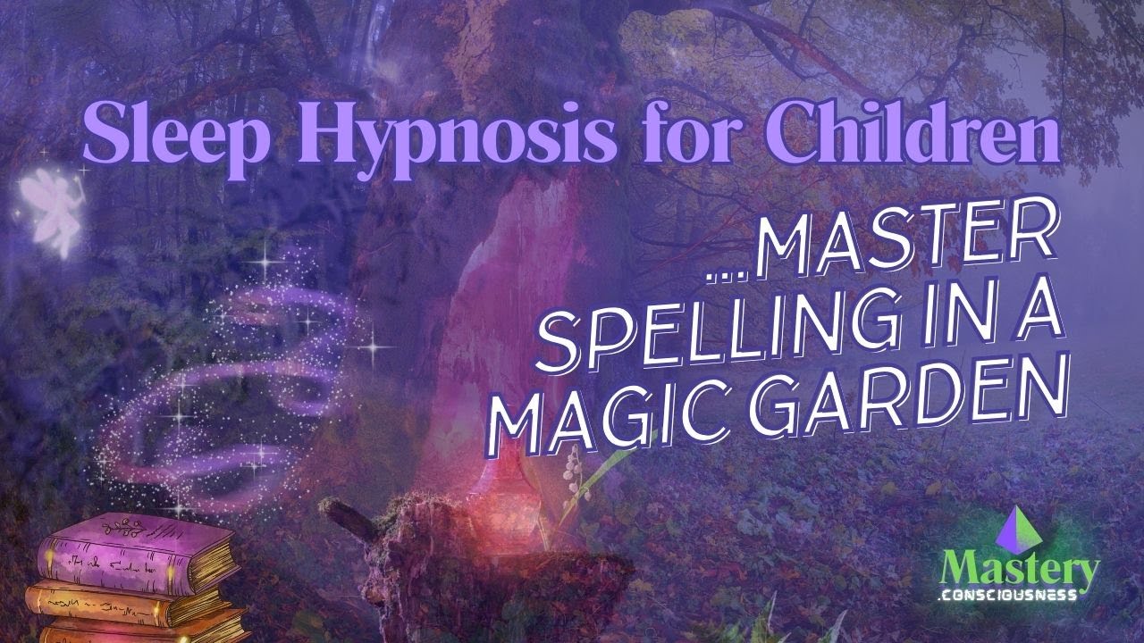Kids Sleep Hypnosis | Learn to SPELL & WRITE in a Magic Garden | ADHD ...