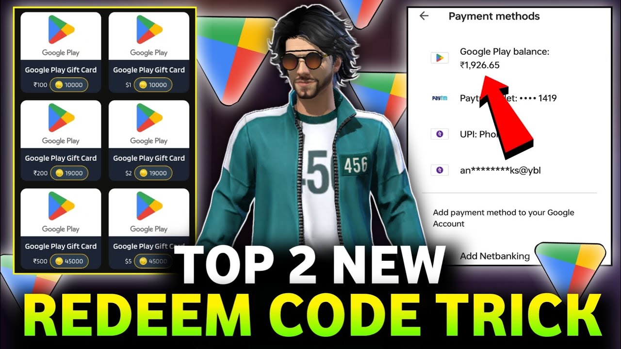 TOP 2 FREE REDEEM CODE TRICK | FREE REDEEM CODE | REDEEM CODE APP 2025 ...