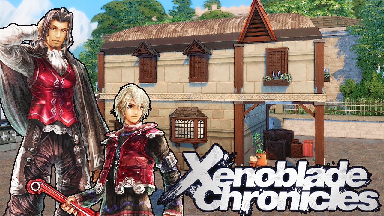 ⚔ ⚙ Building DUNBAN & FIORA's house from Xenoblade Chronicles! 🌼🍜 | Sims 4 Speedbuild - YouTube