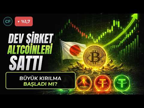 MAGMA %54 UÇTU! Japon Devinden Dev Bitcoin Hamlesi ve Piyasalar