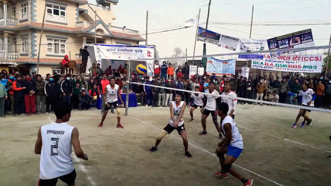 नेपाल को सान नेपाली खेलाडी 🙏volleyball in ktm thankot.... - YouTube