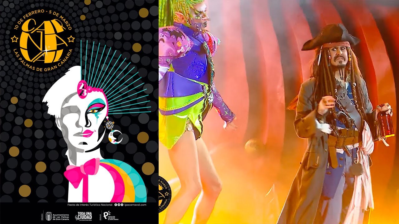 Jack Sparrow en la actuación de Drag Eiko | Gala Drag Queen Las Palmas ...