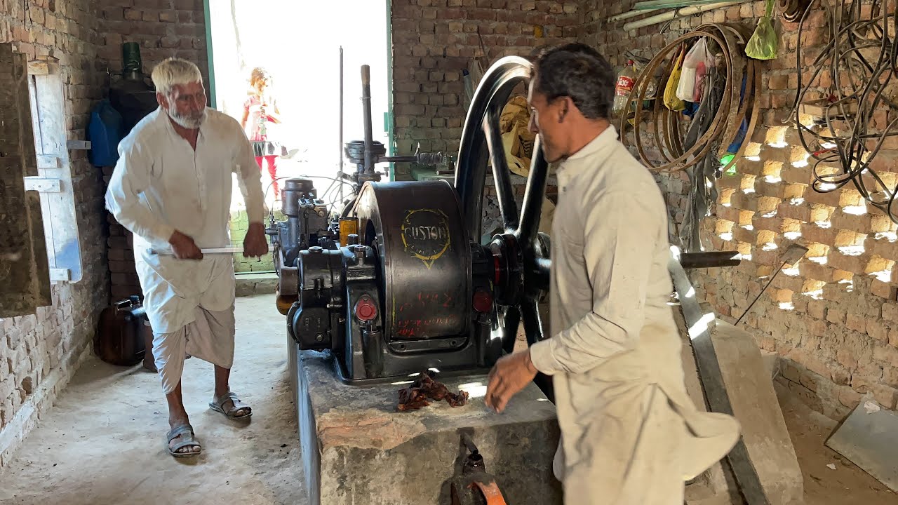 Beautiful Starting Ruston Hornsby Diesel Engine | Diesel Engine ...