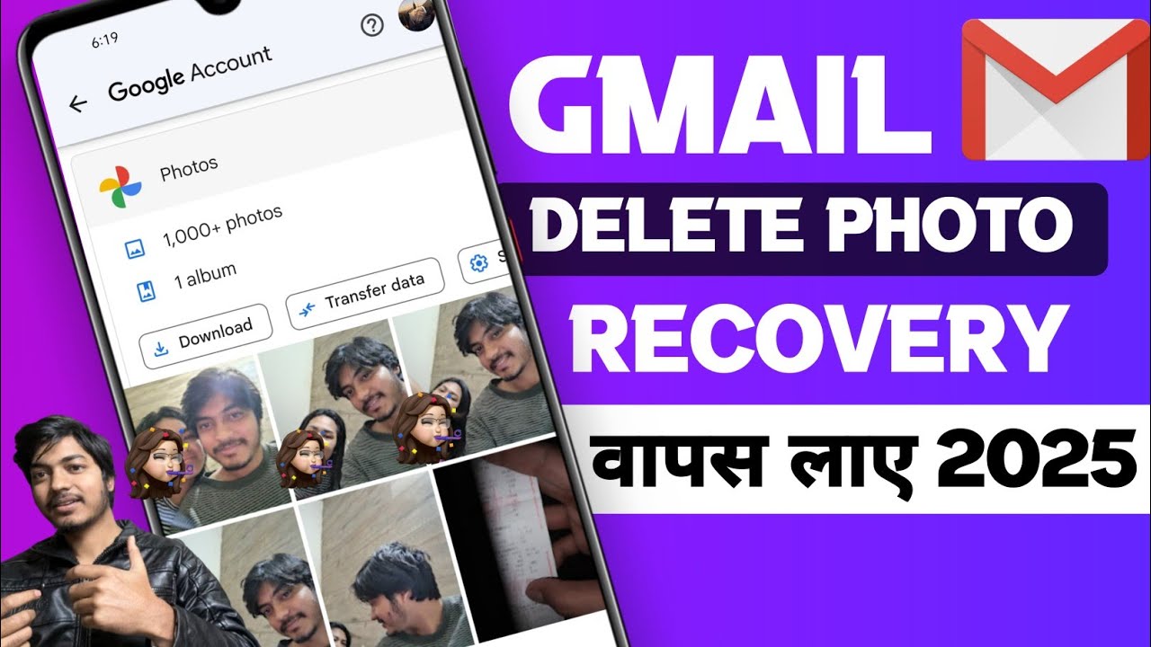 Gmail id se photo kaise nikale 2025 | gmail id se delete huye photo ...