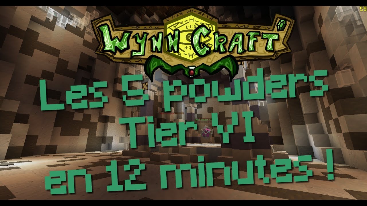 [Wynncraft] Toutes les powders Tier 6 en 12 minutes FR / Français - YouTube