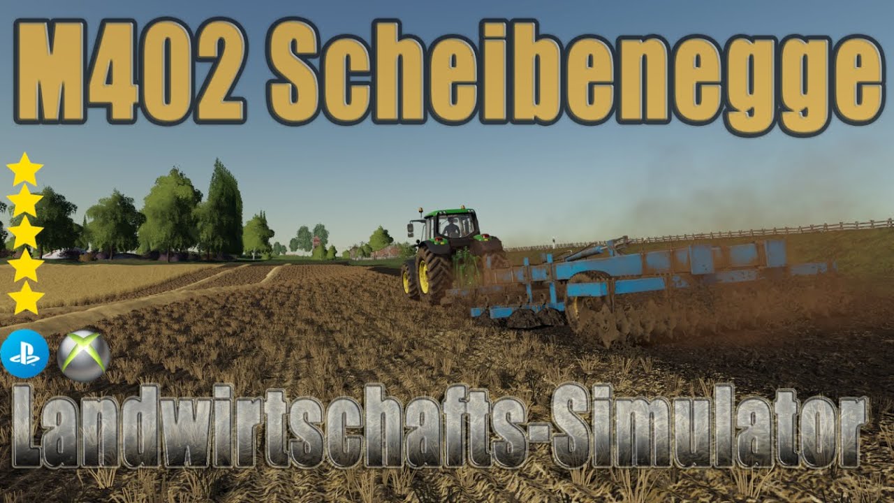 LS19 Modvorstellung : M402 Scheibenegge Ls19 Mods - YouTube