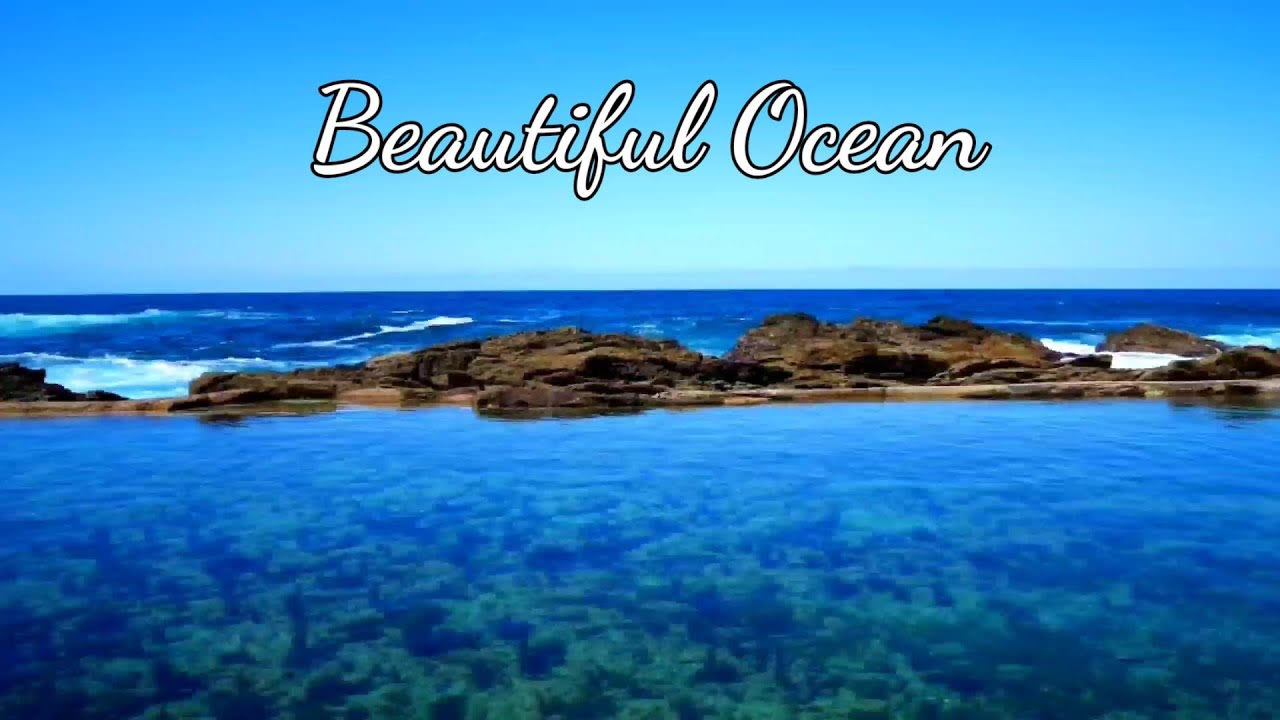 Beautiful Ocean Waves With sound - No Copyright Video | Subscribe to ...