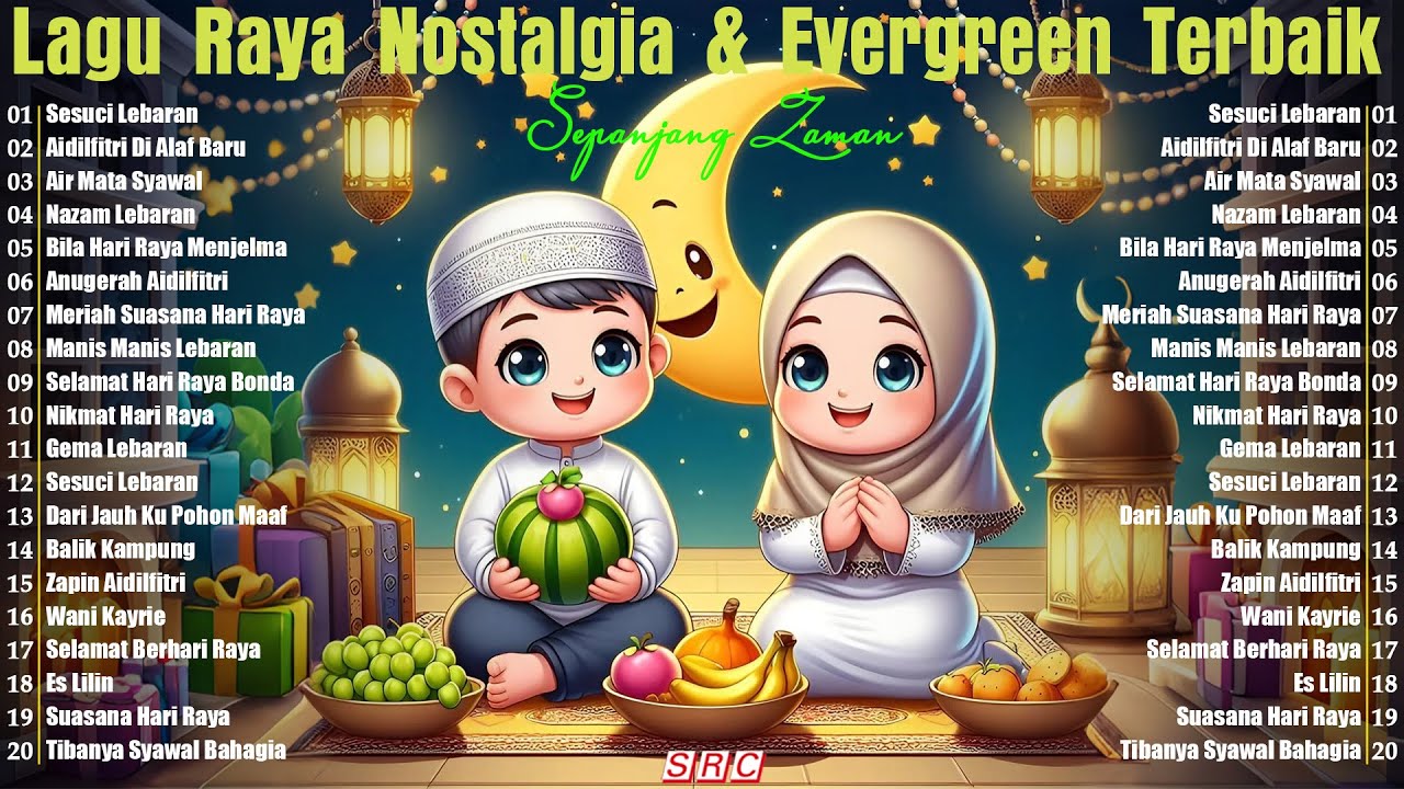 NOSTALGIA AIDILFITRI 2025 🌷 KOLEKSI LAGU RAYA EVERGREEN TERBAIK ...