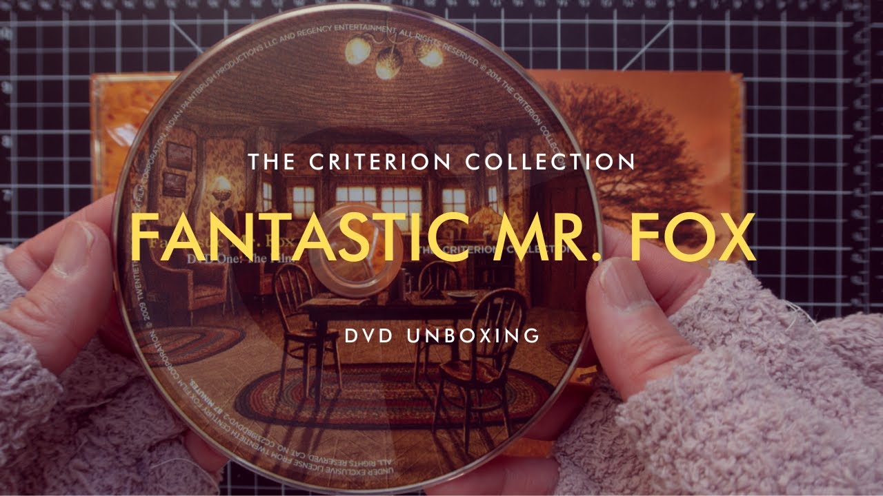 Unboxing Fantastic Mr. Fox Criterion Collection DVD - YouTube