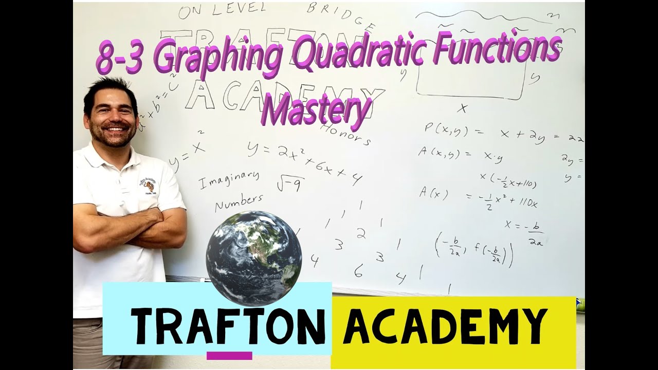 8-3 Mastery Graphing Quadratic Functions - YouTube