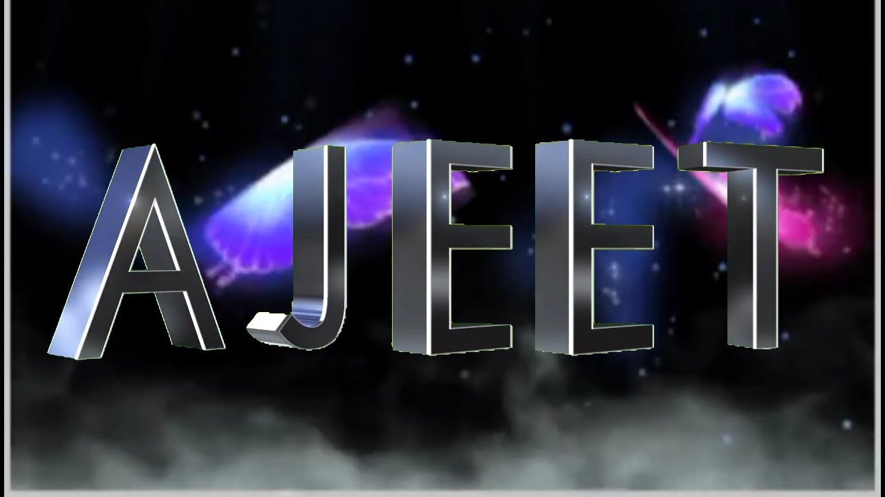 #Ajeet Name Art Video || Ajeet Name Status For Whatsapp || [#s_n_status] - YouTube