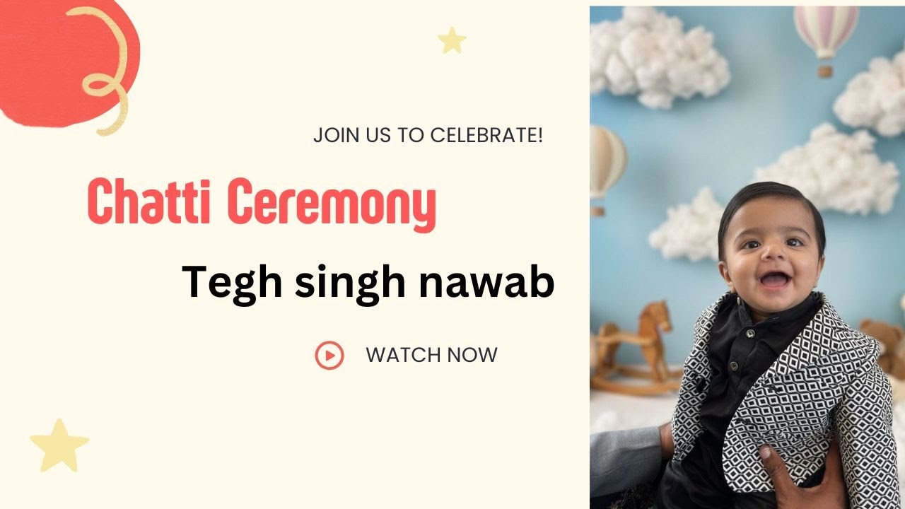 🛑 Live Chatti Ceremony Tegh singh nawab - YouTube