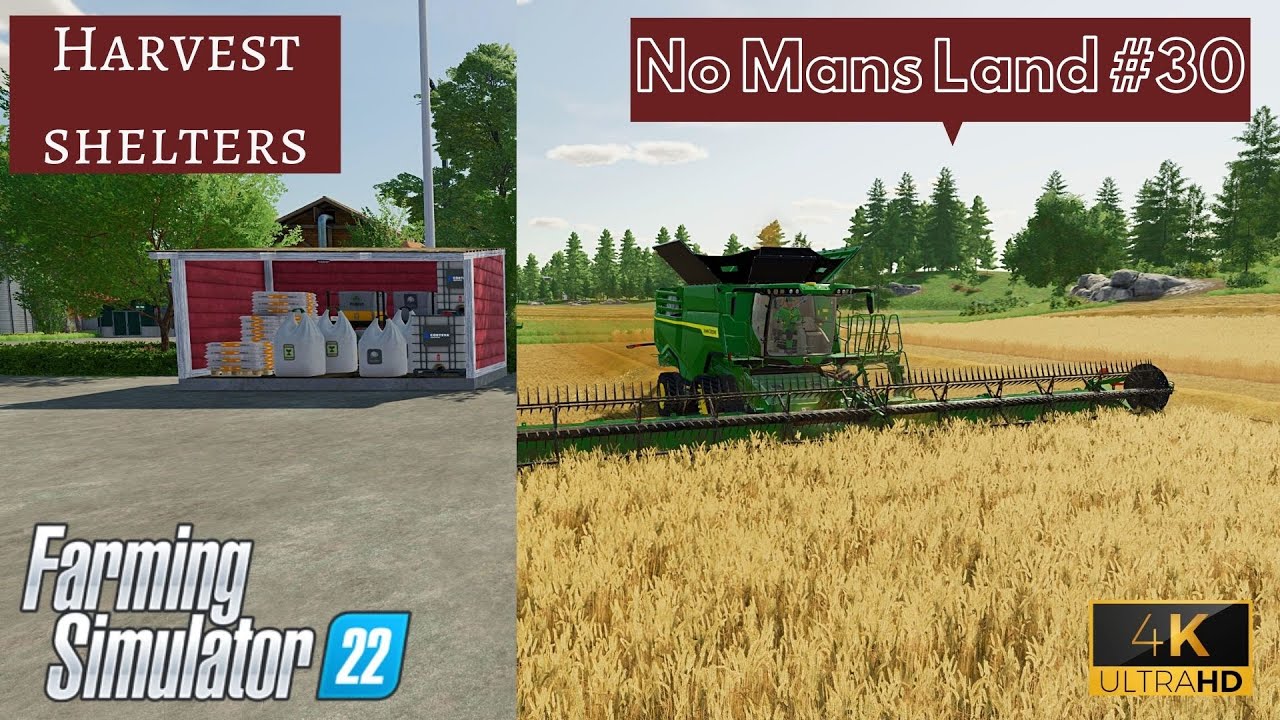 FS22🔸Wheat harvest, canola sowing🔸No Mans Land Timelapse #30🔸Farming ...