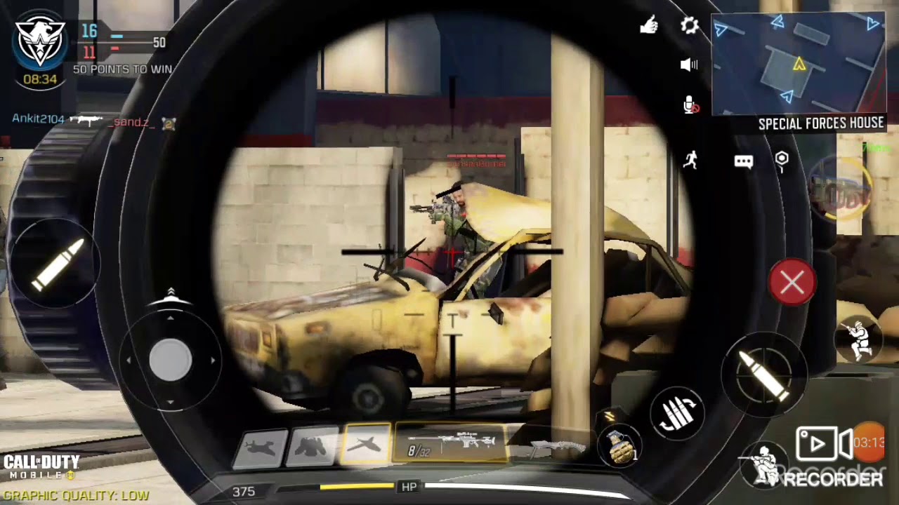 Call of Duty Mobile | Front line kill house | DLQQ3 - YouTube