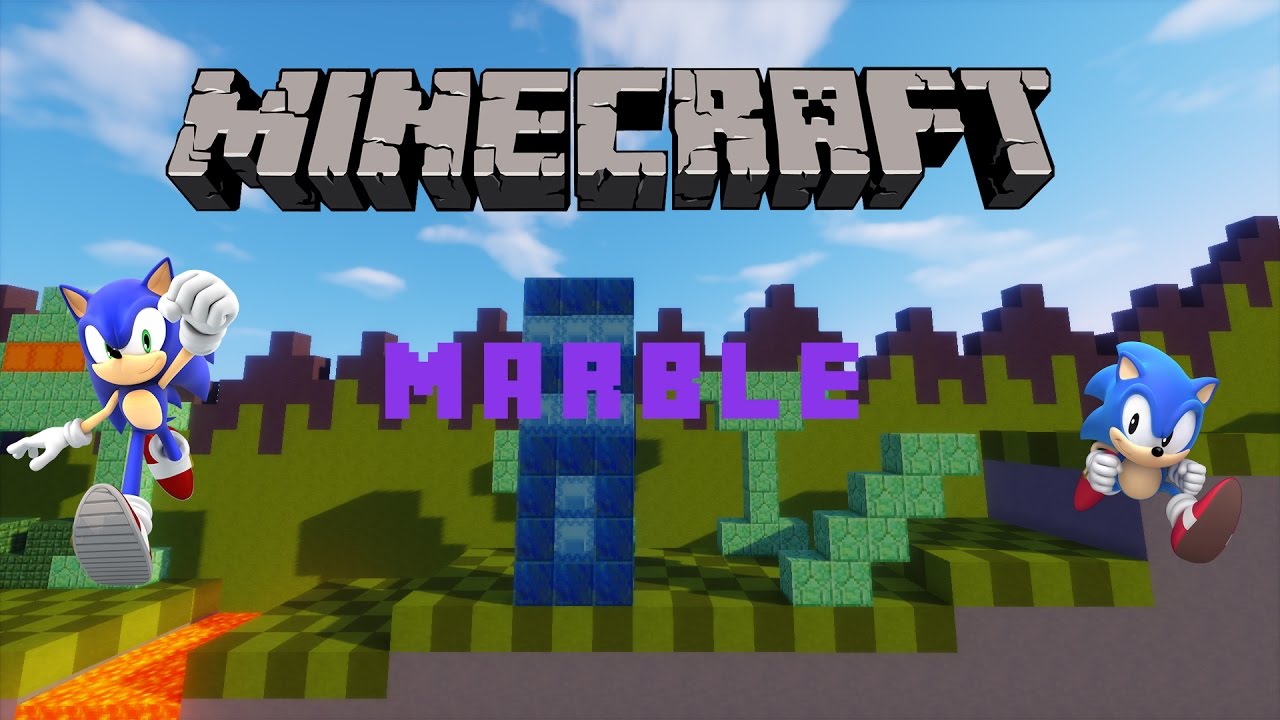 Minecraft Mapas: Mapa da Marble zone (Sonic 1) - YouTube