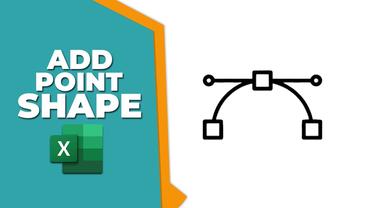 How to add a point to a shape in Excel - YouTube