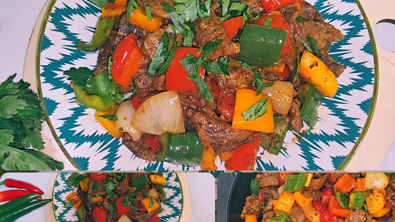 Turkish Beef Stir-fry || High Protein Turkish Beef Stir-fry || Quick ...