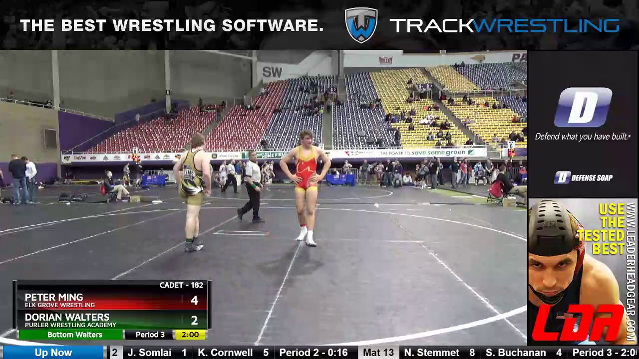 Cadet 182 Dorian Walters Purler Wrestling Academy Vs Peter Ming Elk ...