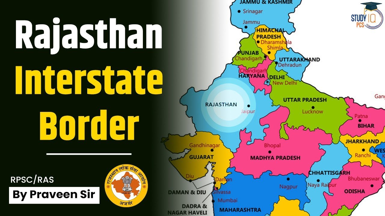 Rajasthan Map | Rajasthan Geography with Map | RPSC | RAS/ RTS Prelims ...