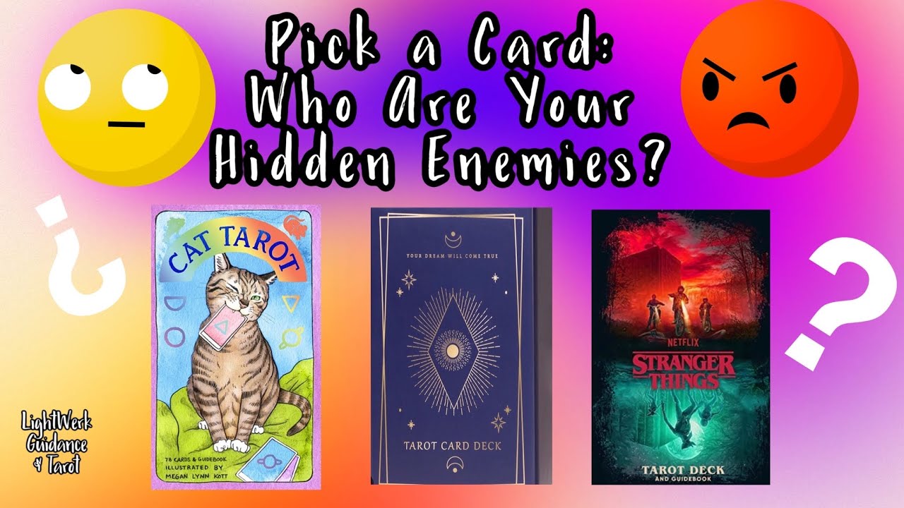 PICK A CARD: WHO ARE YOUR HIDDEN ENEMIES? RAW & UPFRONT - YouTube