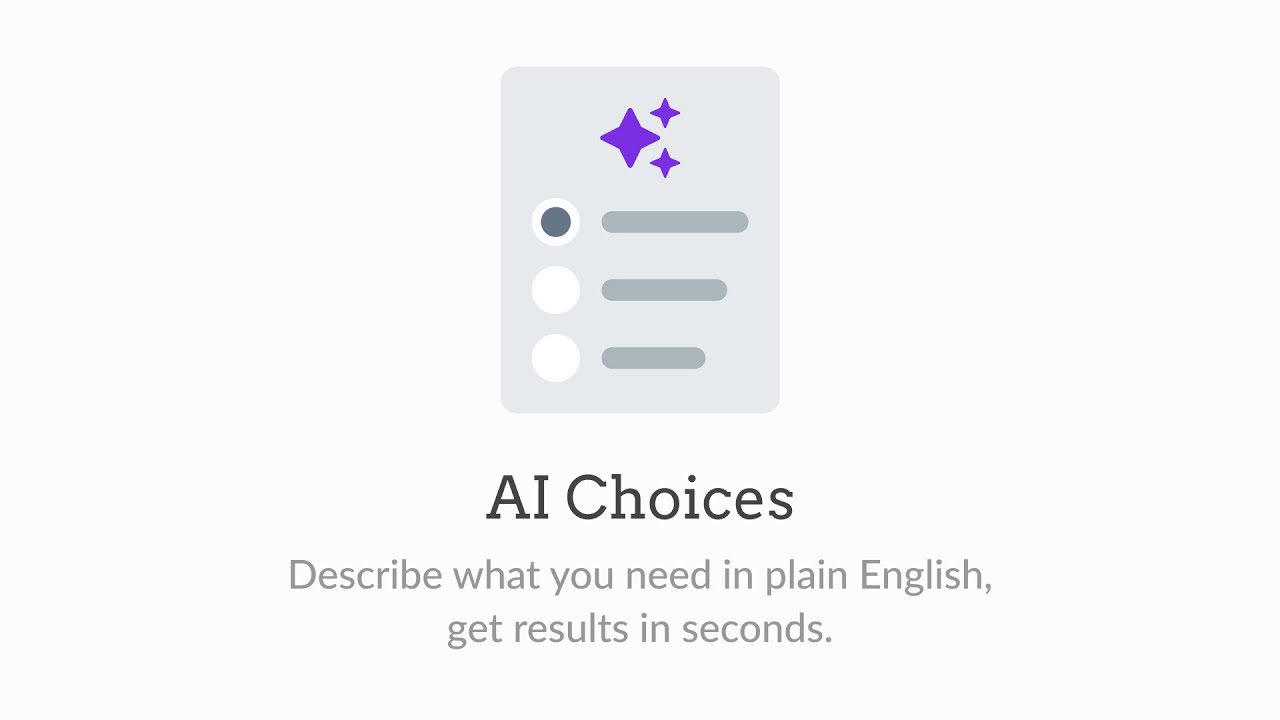 AI Choices by WPForms - YouTube