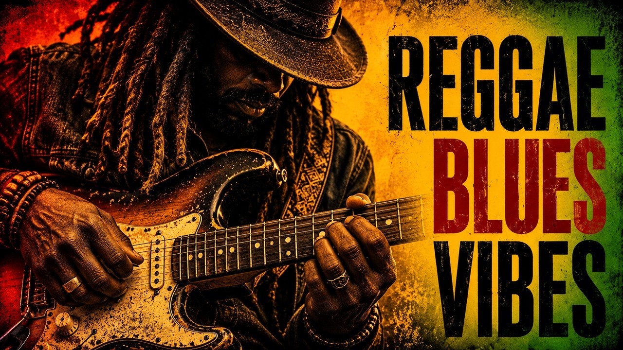 Reggae Blues Instrumental 🎸 Smooth Guitar & Deep Reggae Bass - YouTube