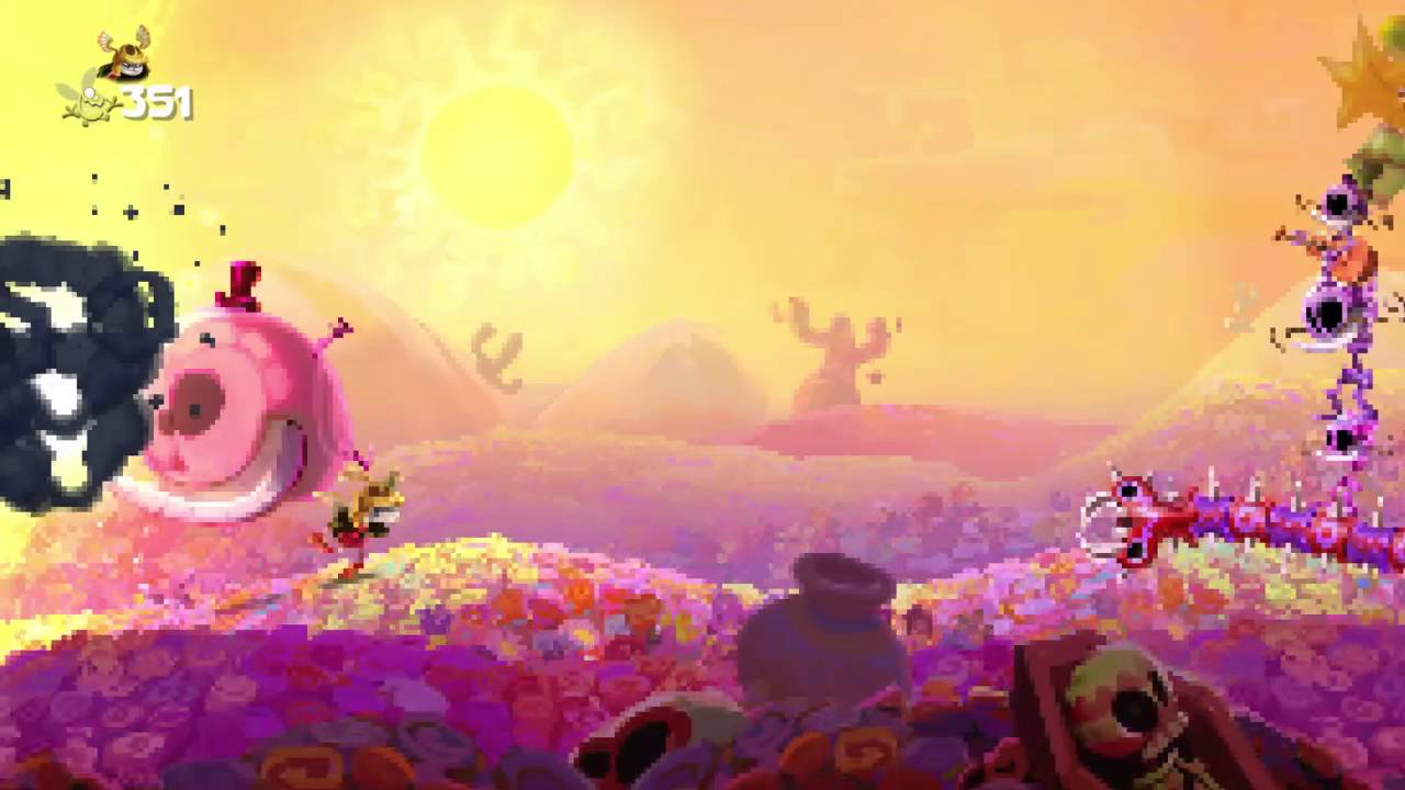 Rayman® Legends 8 bit music stage 4 - YouTube