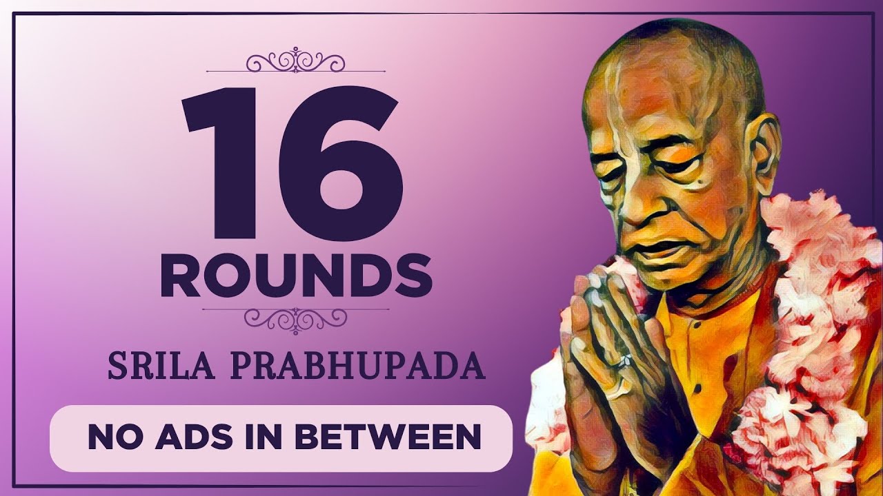 Prabhupada Japa 16 rounds | Prabhupada Chanting 16 rounds | With ...