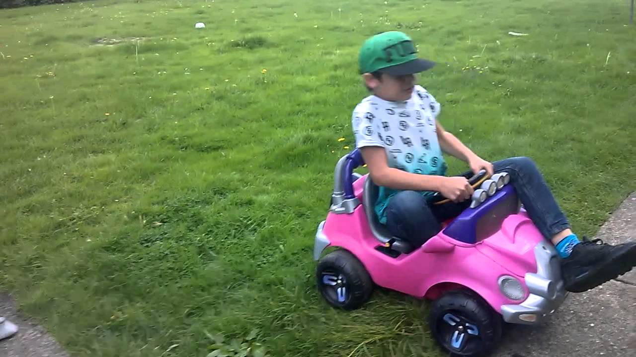 one way to do a weely in a toy car - YouTube