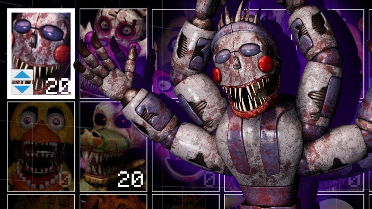 I made Ballora more scary! Corrupted Ballora! (UCN Mods) - YouTube