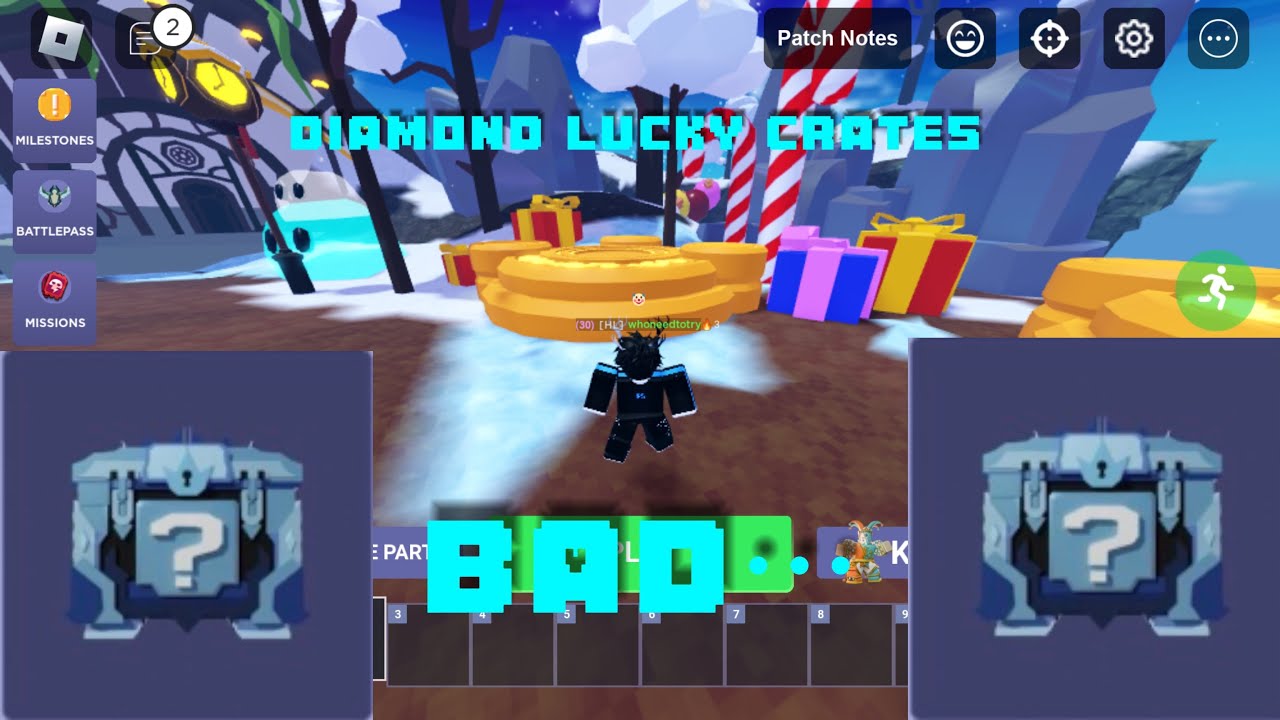 I Opened 1 DIAMOND LUCKY CRATE in Roblox Bedwars… - YouTube