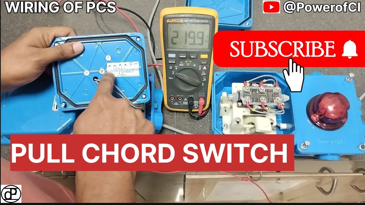 PULL CHORD SWITCH WIRING DIAGRAM | PULL CHORD SWITCH KYA HOTA HE ...